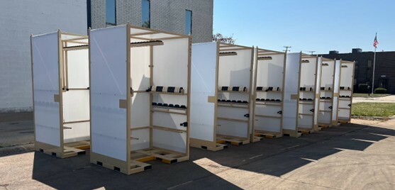 Custom Fabricated Shipping Racks | HMR Fabrication
